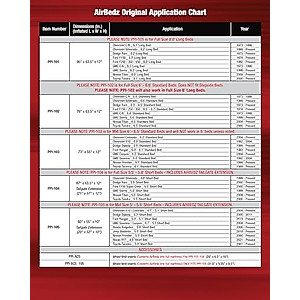 Pittman Outdoors AirBedz Inflatable Wheel Well Side Inserts (for PPI-105 Mattress), Blue