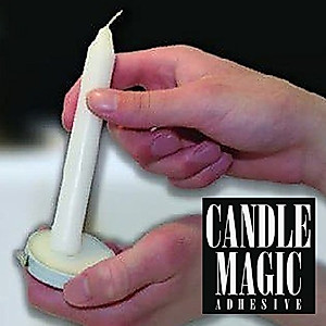 Ner Mitzvah Candle Magic - Candle Wax Adhesive - Candle Glue - Helps Secure Candles in Holder - 1 Pack