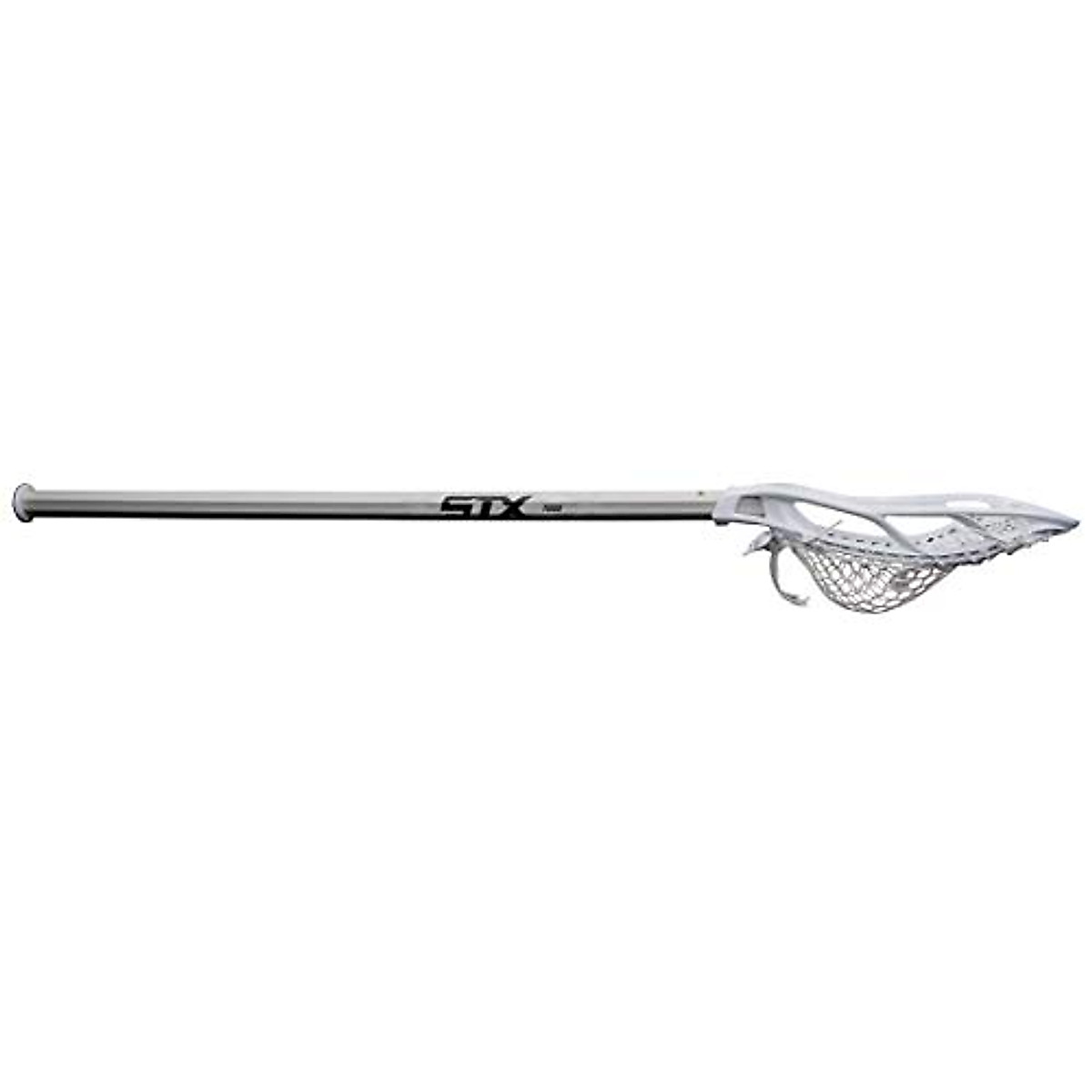STX Lacrosse Stallion U 550 Attack/Middie Men's Complete Stick, White/White/Platinum