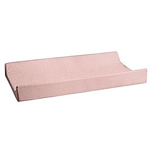 Glenna Jean Cottage Collection Rose Changing Pad Cover, Pink Gingham
