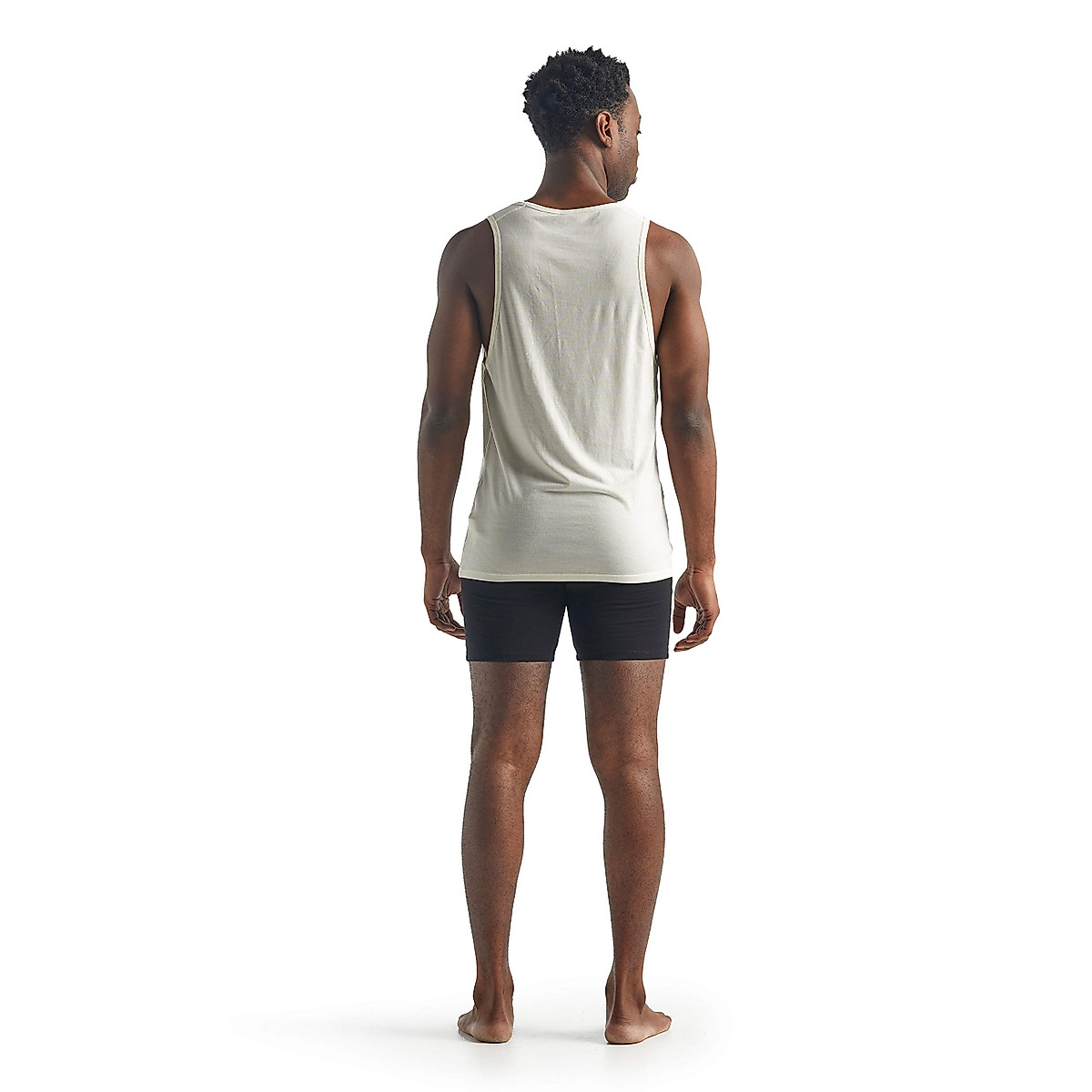Icebreaker Merino Anatomica Tank Tops for Men, Merino Wool Base Layer - Soft, Stretchy Sleeveless Shirts for Men - Durable Tank Top Undershirt for Daily Wear, Outdoor Activities - Snow, Large
