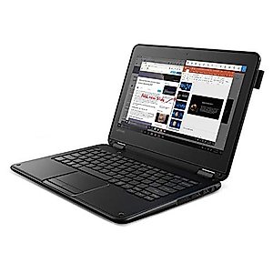 Lenovo wt-81FY000SUS 300e Winbook Touchscreen LCD 2 in 1 Notebook, Windows 10 Pro, Intel Celeron N3450, 1.1 GHz, 64 GB, 11.6 (Renewed)