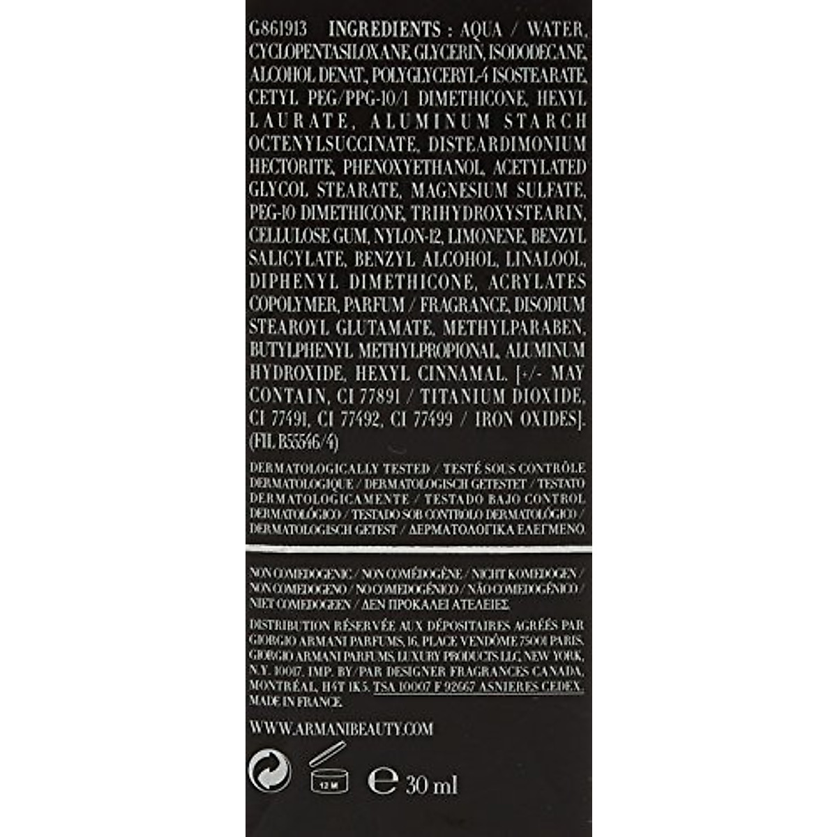 Giorgio Armani Luminous Silk Foundation, No. 2 Ivory, 1 Ounce