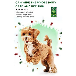 My Turf Unscented Dog Wipes – 25 pcs Pet Wipes for Paw Face Ears and Butt – Cat & Dog Wipes Cleaning – Kitten and Puppy Grooming Bath Wipes 6x8 Inch