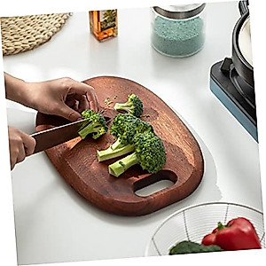 RORPOIR Dinner Plate Set Small Wooden Cutting Board Wooden Cutting Boards Fruit Cutting Board Dish Dryer Wooden Chopping Block Choppinng Block Cutting Block for Kitchen Wood Chopping Board