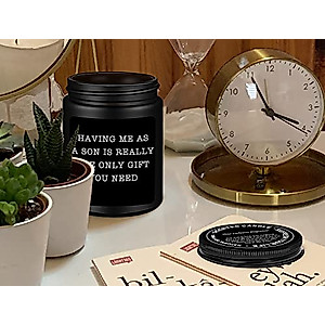 Gifts for Mom Dad from Son- Gifts for Mom, Mothers Day Gifts Fathers Day from Son, Birthday, Christmas, Thanksgiving Gifts for Mom Dad, Lavender Scented Candles