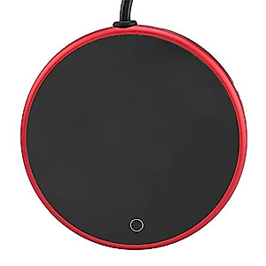 Pasamer Cup Warmer Pad,Electric Cup Warmer Pad Desktop Tea Coffee Milk Mug Heater Coaster Tray 220-240V(01)