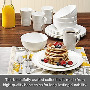 Mikasa Ciara 16-Piece Bone China Dinnerware Set, Service for 4 -