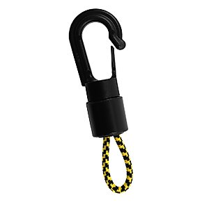 Teak Tuning Premium Complete Carrier, Zebra Colorway - Fingerboard Hook Key Chain, Stretchy Nylon - Made In the USA