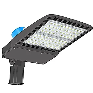 WYZM 300W LED Parking Lot Light,39000 Lumens,5500K White,Outdoor Security Area Light