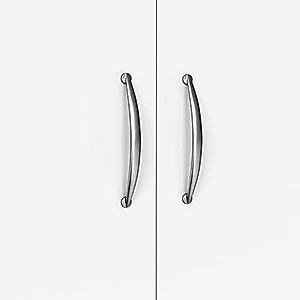 Topeakmart Over The Toilet Storage with 2 Doors & Adjustable Shelf, Free Standing Toilet Rack, Home Space-Saving Furniture with 2 Upper Open Compartments, L25xW8xH77 Inches, White