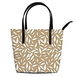 Fashion Tote Handbags Women's Soft Tote Shoulder Bag for Women Work Shopping Top Handle Satchel Bags, 15.8×4×15.4 inches,Minimalist Blade