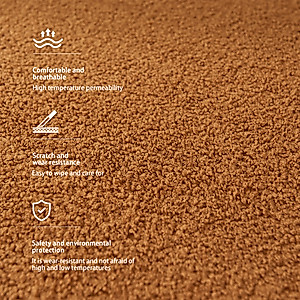 BAMOOLI 105'' Modular Sectional Couch, Modern L-Shape Sectional Sofa with Chaise Lounge, Comfy Lambswool Fabric Corner Sofa Couch, Upholstered 4 Seater Couch for Living Room, Bedroom, Apartment, Beige