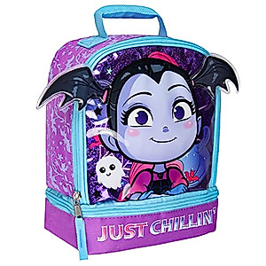 Disney Vampirina Just Chillin' 3D Dual Compartment Insulated Lunch Cooler Bag