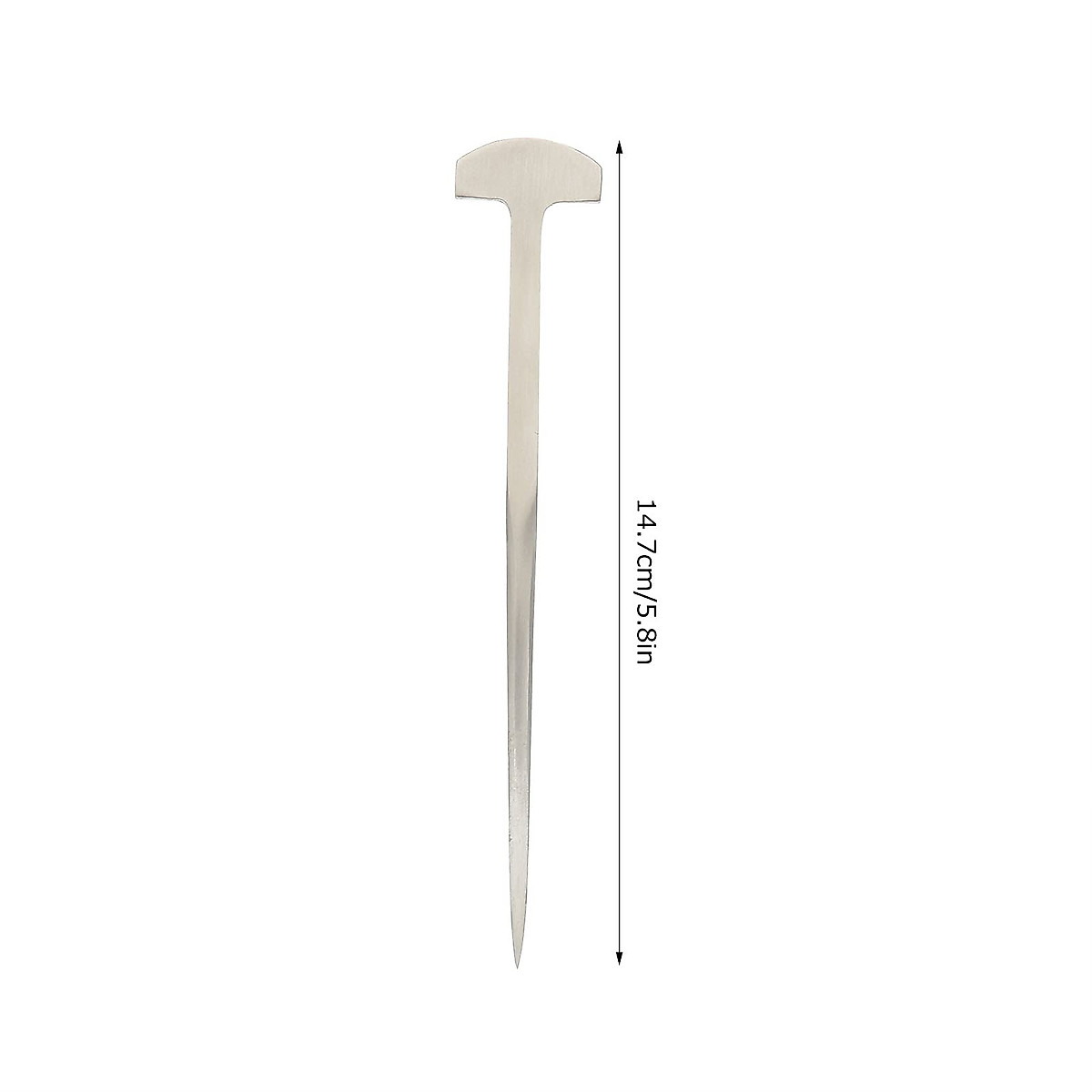 Longzhuo Fish EEL Nail, Fish Spike, Japanese Style Stainless Steel EEL Spike T‑Shape Fish EEL Nail for Home Kitchen Restaurant