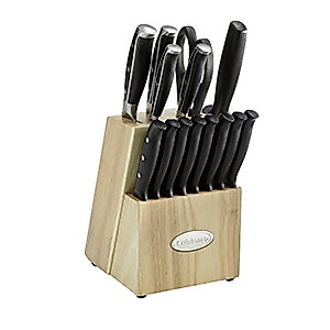 Cuisinart C77TRN-15P Nitrogen Collection 15-Piece Knife Block Set, Black