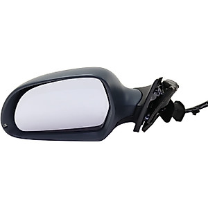 Kool Vue Driver & Passenger Side Power Heated Mirrors for Audi A4 Quattro A4 2009 With Signal Light; Without Memory Paintable Sedan & Wagon