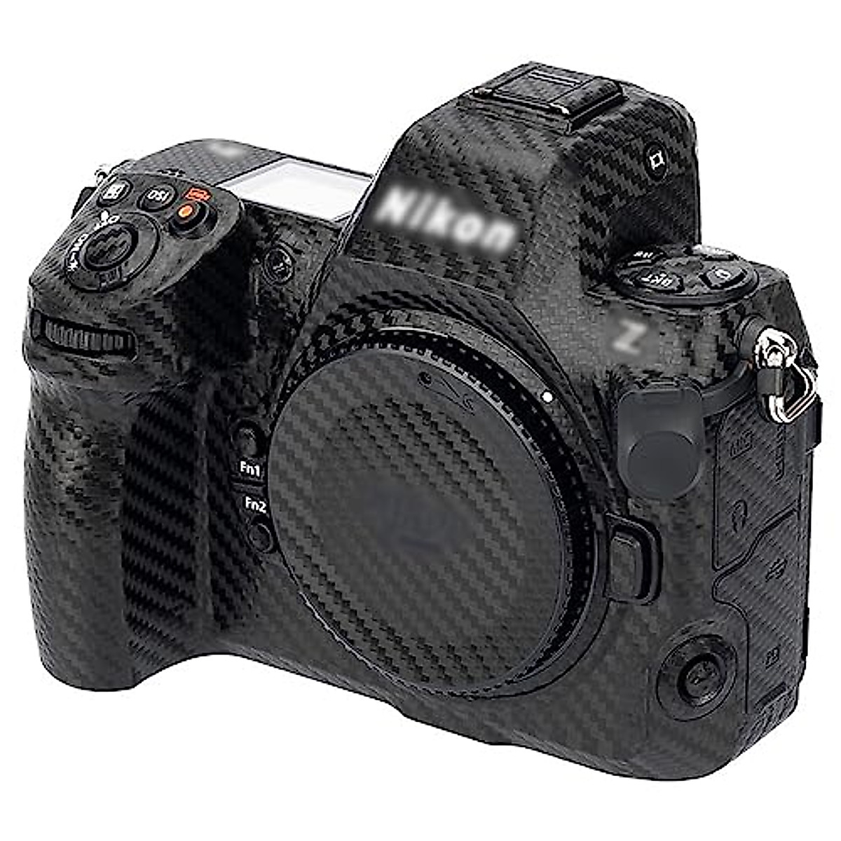 Anti-Scratch Anti-Wear Camera Skin Cover Protector Film for Nikon Z 8 Z8 FX-Format Mirrorless Camera Body Protective Decoration Sticker - Carbon Fiber Black