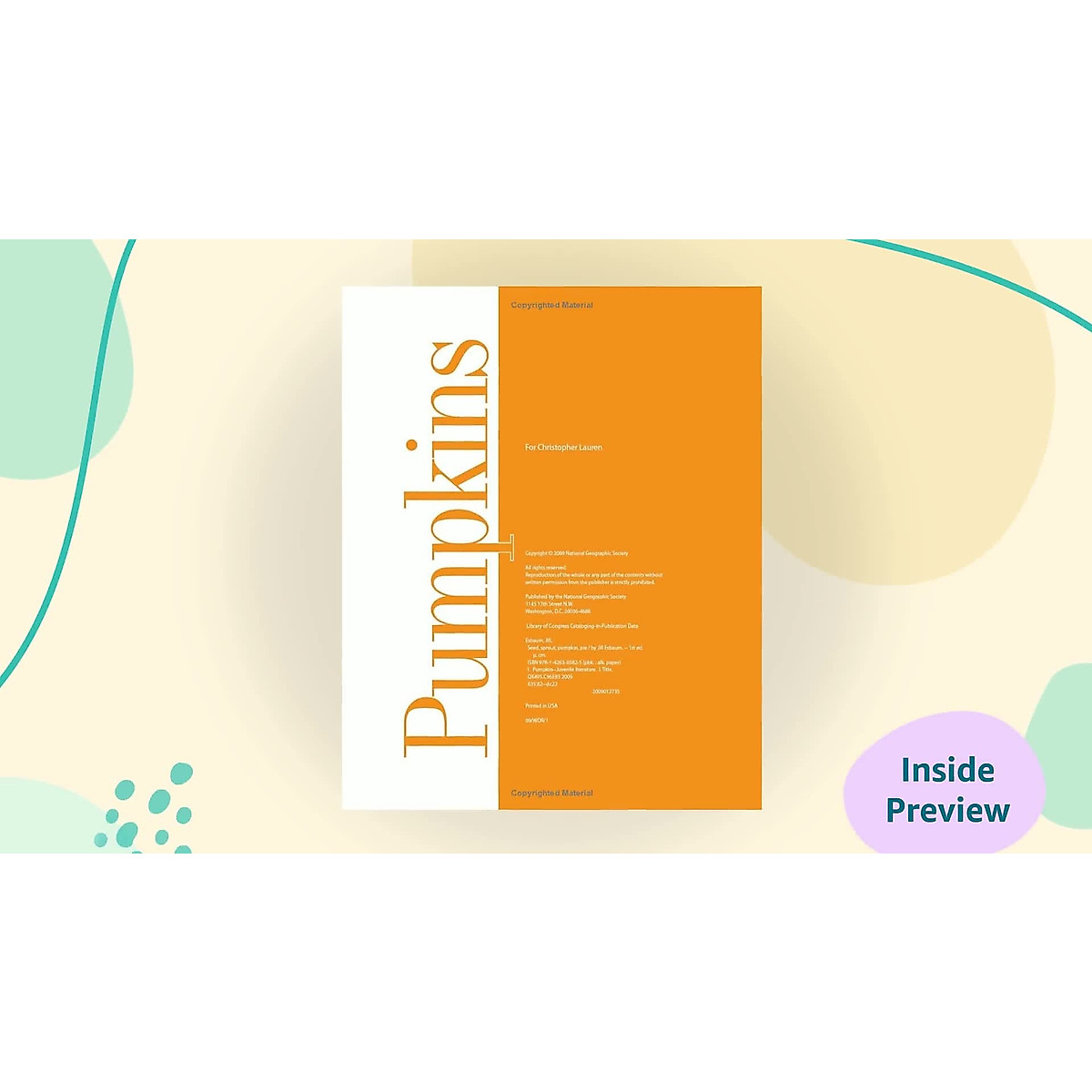 Seed, Sprout, Pumpkin, Pie (Picture the Seasons)