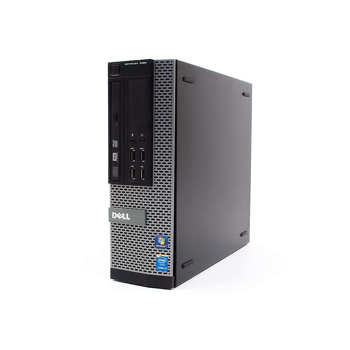 Dell Optiplex 9020 Small Form Factor Desktop PC, Intel Core i7-4770, 16GB Ram, 2TB SATA Drive + 256GB SSD WiFi, DVD-RW, 24-inch LCD, Windows 10 Pro (Renewed)