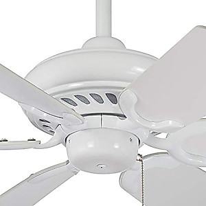 Minka-Aire F562-WH Supra 32 Inch Pull Chain Ceiling Fan in White Finish