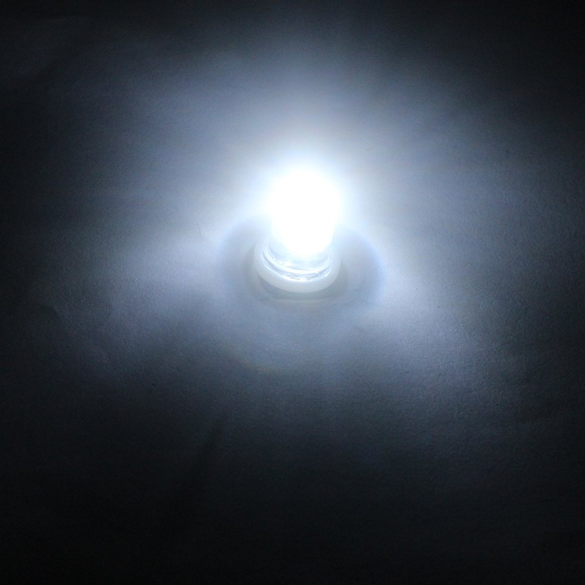 GutReise 10pcs E10 Screw DC12V Cold White Spot Led Bulb Light Lamps +10pcs E10 Base (DC12V, Cold White)