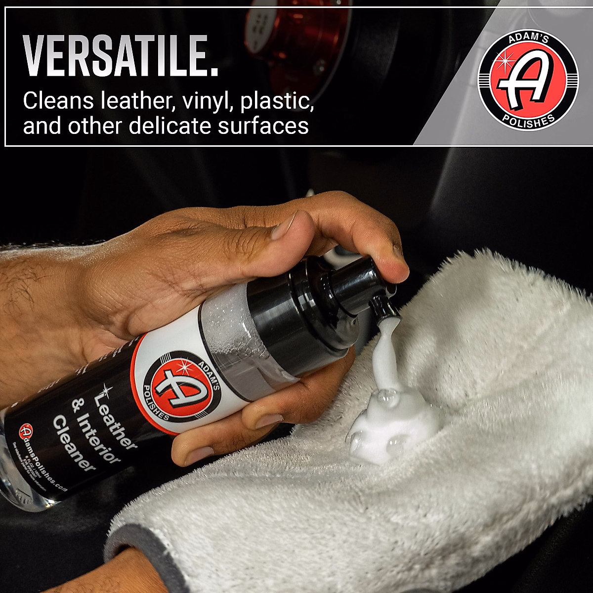Adam's Polishes Leather & Interior Cleaner, 16oz