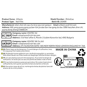 25 Pack Double Sided Emery Boards 100/180 Professional Nail File for Home and Salon Use