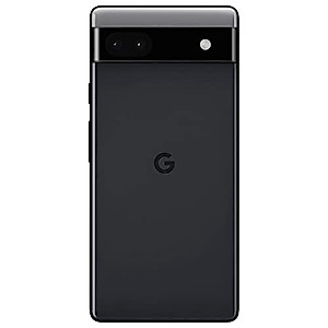 Google Pixel 6a 5G (128GB, 6GB) 6.1" OLED, 4K Camera, 4G Volte (GSM + CDMA) Fully Unlocked (Verizon, T-Mobile, AT&T, Straight Talk) US Model (w/Fast Car Charger, Charcoal) (Renewed)