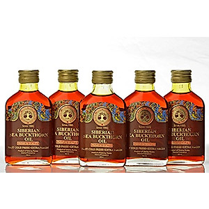 Siberian Sea Buckthorn Oil 100 Ml, Premium Quality, Natural, First Cold Press - 3.4 Fl Oz