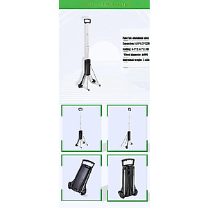 Mini Shopping cart Shopping cart can be Folded, and Then Hand in Hand to Pull cart Household Small Trailer to Carry Luggage cart Upgraded Mini Folding Hand Truck, Luggage Cart with 2 Wheels