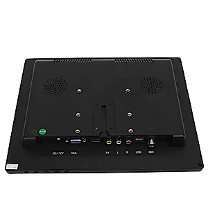 Naroote 12.1 TFT LED Monitor, Clear Image Portable 100-240V Portable Color Screen Display (US Plug)