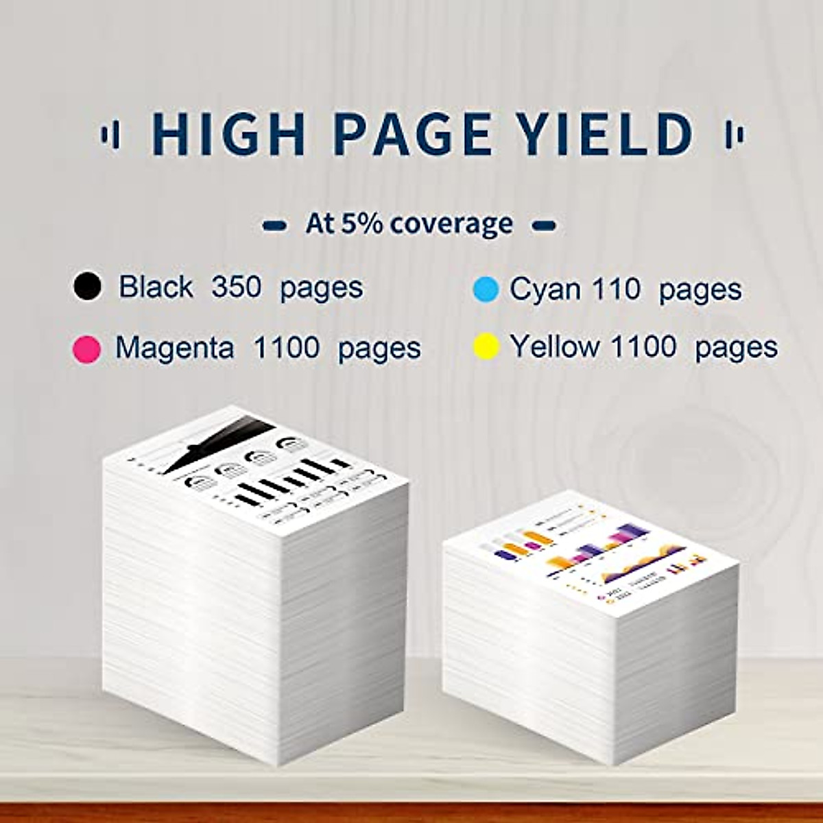 SANUNE 252 252XL Ink Cartridges Combo Pack Remanufactured for Epson 252 Ink Compatible with Epson Workforce WF-7710 WF-7610 WF-7720 WF-3640 WF-3620 Printer (2 Black, 1 Cyan, 1 Magenta, 1 Yellow)