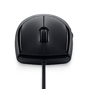 Alienware AW320M Wired Gaming Mouse, USB-A, Optical Sensor, 6 Configurable Buttons, Black