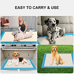 Gardner Pet Ultra Absorbent Thicker Dog Pee Pads Extra Large XL 28"x34" Leak-Proof Odor-Control Blue Puppy Training Pads Full Edge-Wrapping Pad for Dogs Dogs, Puppies, Doggie, Cats, Rabbits - 18 Ct