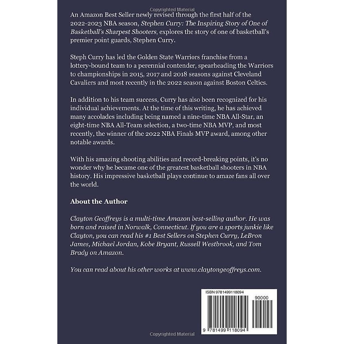 Stephen Curry: The Inspiring Story of One of Basketball's Sharpest Shooters (Basketball Biography Books)