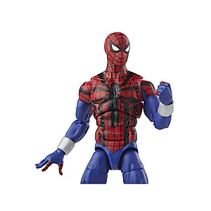 Spider-Man Marvel Legends Series 6-inch Ben Reilly Action Figure Toy, Includes 5 Accessories: 4 Alternate Hands, 1 Web Line FX