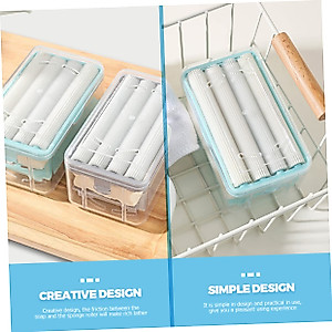 Cabilock 3pcs Soap Box Lip Gloss Containers Soap Dispenser Bar Soap Dish Plastic Containers Lip Gloss Holder Foam Soap Portable Soap Bar Soap Container Shower Soap Pp Speakers Travel Case