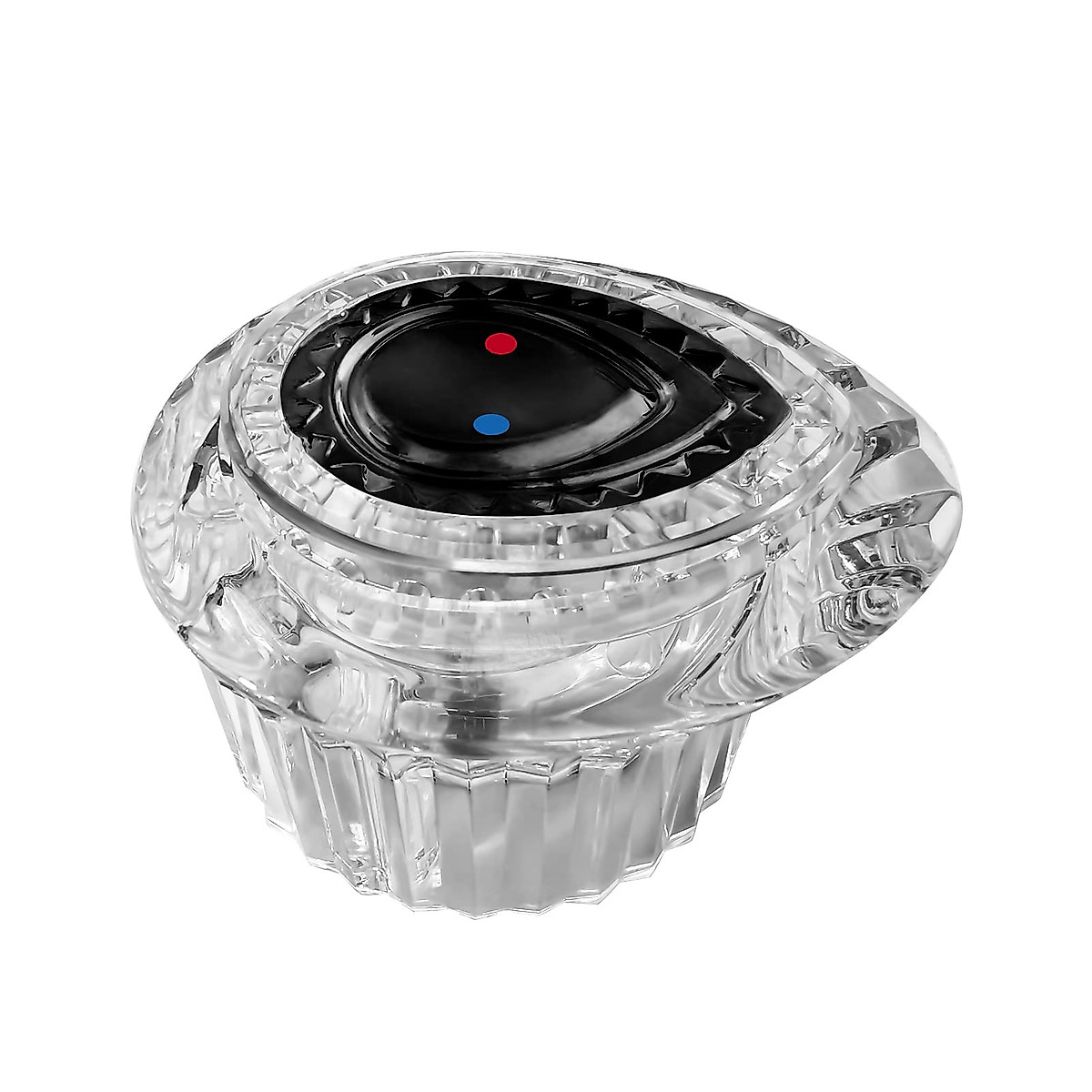 Replacement For Moen 100710 Posi Temp 1 Handle Tub and Shower Knob Kit, Matte Black Knob Insert