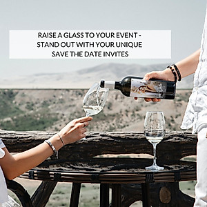 Andaz Press Photo Personalized Wine Bottle Labels, Bulk 20-Pack, Custom Wine Labels for Bottles, Customized Wedding Wine Bottle Labels, Photo Wine Labels for Graduation, Birthday