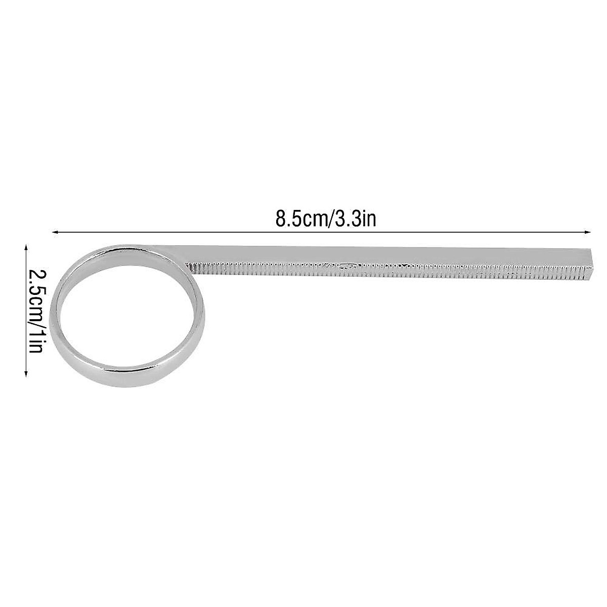 Trumpet Finger Ring, Replacement Metal Slide Finger Ring for Trumpet