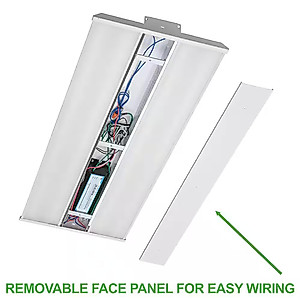 ETI SOLID STATE LIGHTING INC. 2 ft. Dimmable White Linear High Bay Light 180-Watt Integrated LED 5000K Daylight 24000 Lumens 120-277V for Commercial & Industrial Use