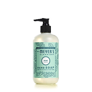 MRS. MEYER'S CLEAN DAY Liquid Hand Soap Bottle, 12.5 Fl Oz (Pack of 6) (Variety pack)