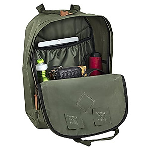 Summit Ridge Laptop Backpack for Women, Men for Travel, School, College Backpack with Padded Back, Adjustable Padded Shoulder Straps (Green)