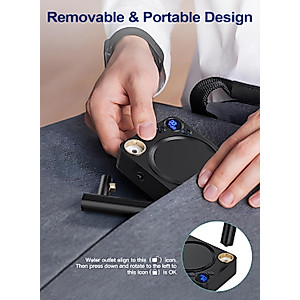 Desktop Water Dispenser,Rechargeable Desktop Water Bottle Dispenser, Portable Bedside Water Dispenser for 5 Gallon Bottle, 2000mAh Countertop Automatic Water Dispenser Water Jug Pump (Black)