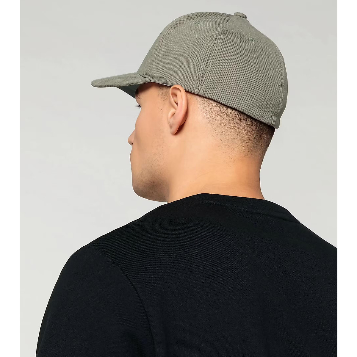 Porsche Grey Green Flexfit Baseball Cap