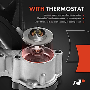 A-Premium Engine Intake Manifold Assembly with Thermostat & Gasket [SOHC, 8Cyl 4.6L] Compatible with Ford Explorer 2002-2005 & Mercury Mountaineer 2002-2005