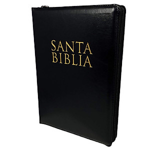 Biblia Letra Super Gigante en Español Reina Valera 1960 con Estuche de Proteccion Edicion Especial Cierre y Indice / Super Giant Large Print Bible RVR 1960 , Black, with Index (Spanish Edition)