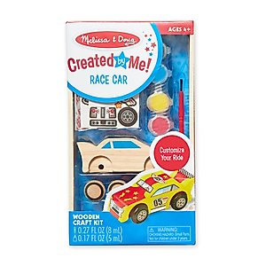 Melissa & Doug Created by Me! Race Car Wooden Craft Kit