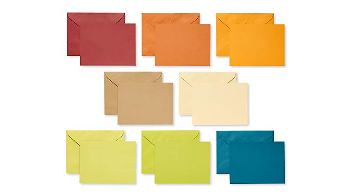 American Greetings 100 Blank Cards w/ Earthtone Envelopes
